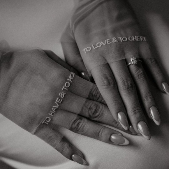 Kerry Parker | Accessories | The Tess Vow Bridal Gloves Hand ...